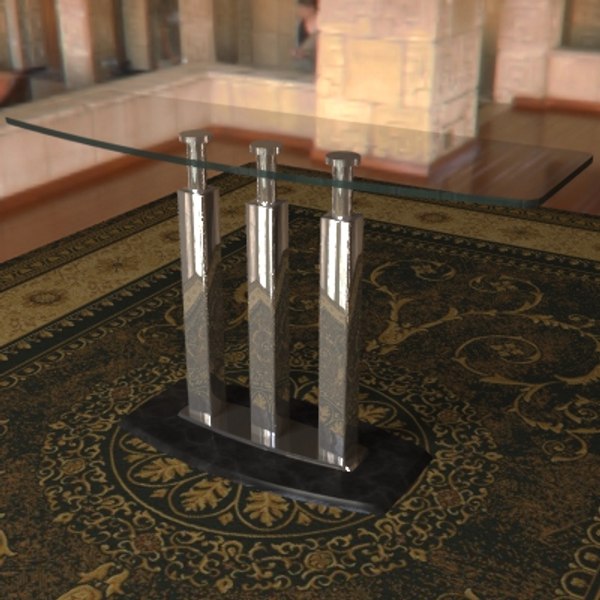 chintaly cilla glass table 3d obj