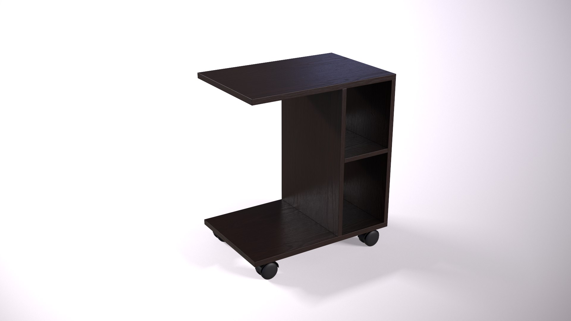 3D model Heather Side Table wenge finish - TurboSquid 1718880