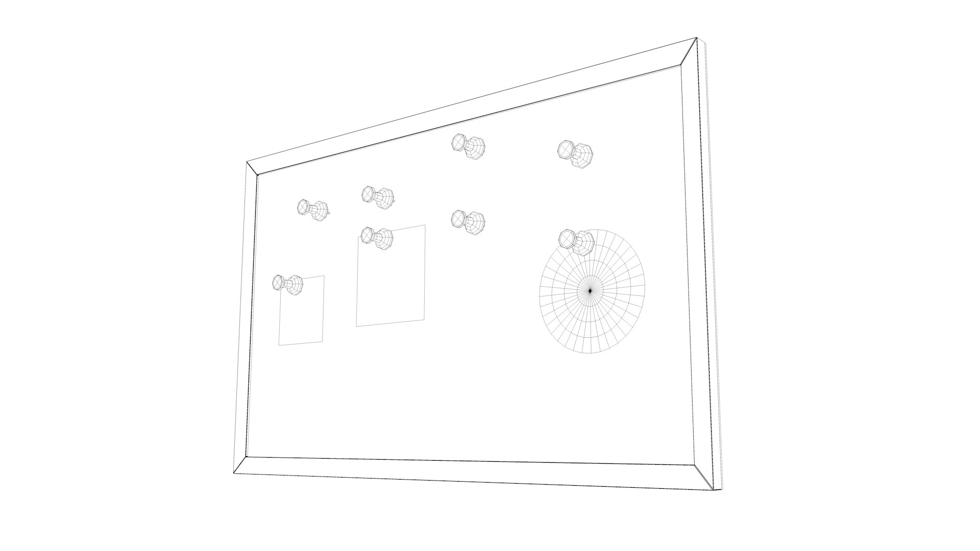 3d Model Pinboard Pin