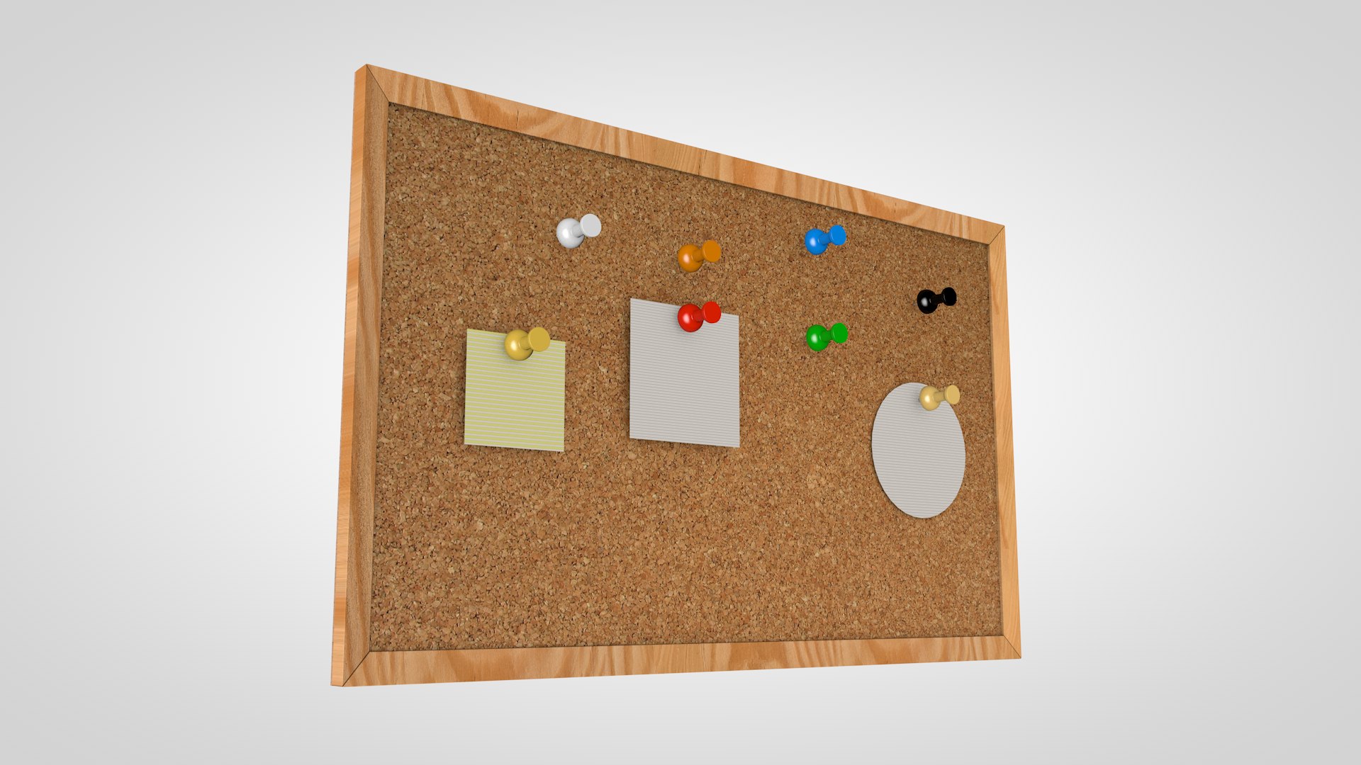 3d Model Pinboard Pin