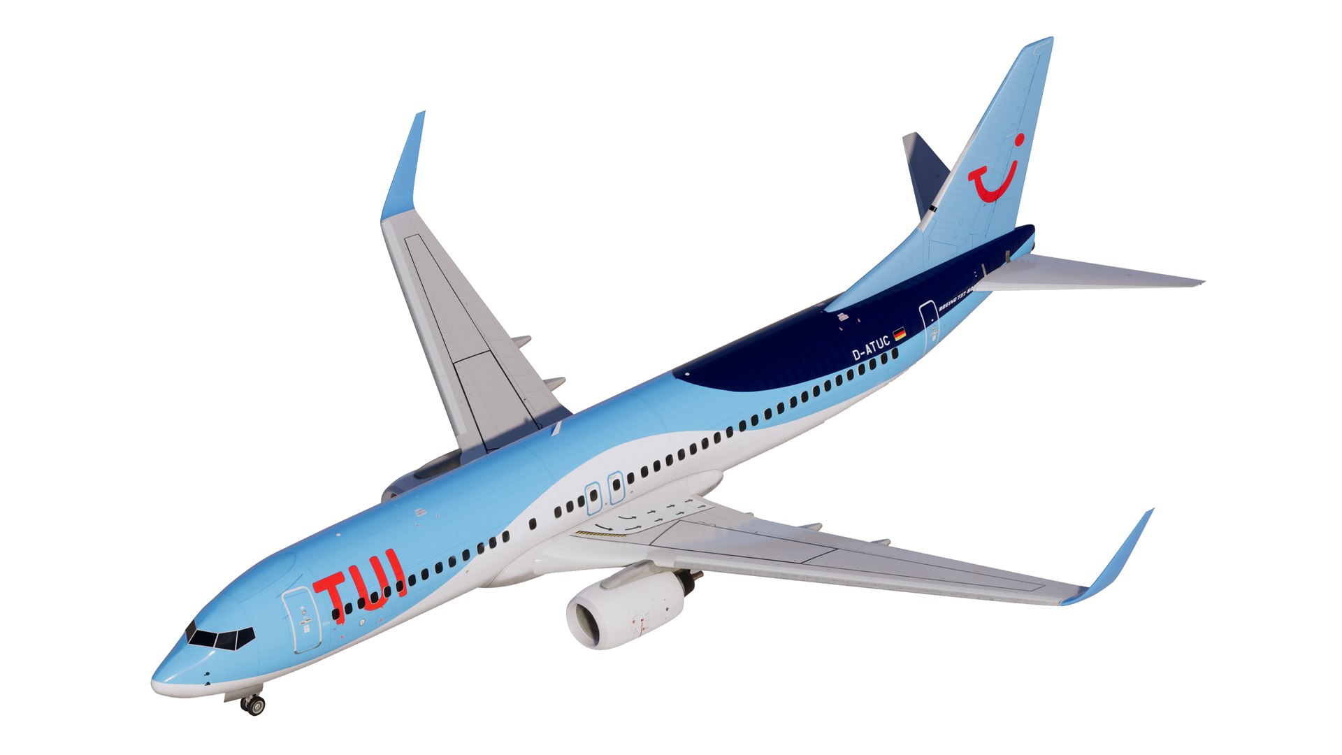 Tui Fly Boeing 737-800 3D model - TurboSquid 1985469