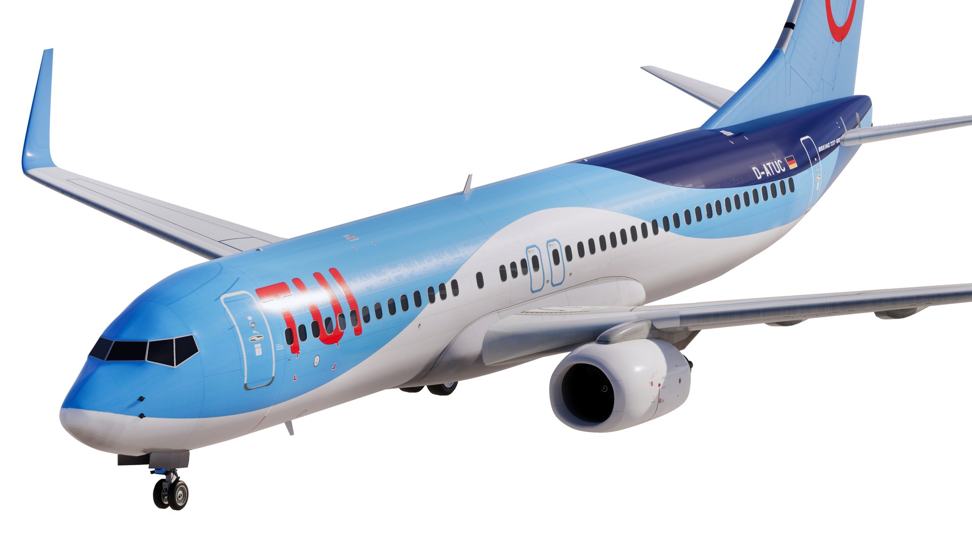 Tui Fly Boeing 737-800 3D model - TurboSquid 1985469