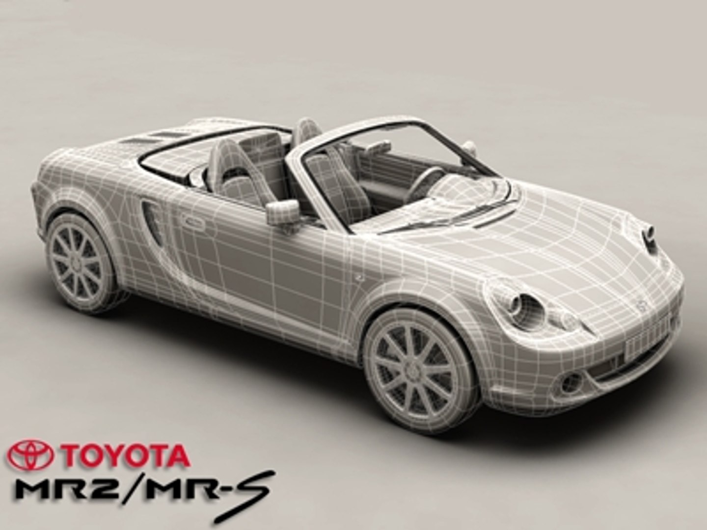 Toyota Mr2 Mrs 3d Model