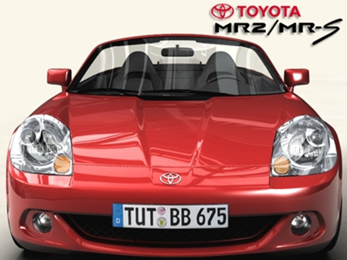 Toyota Mr2 Mrs 3d Model