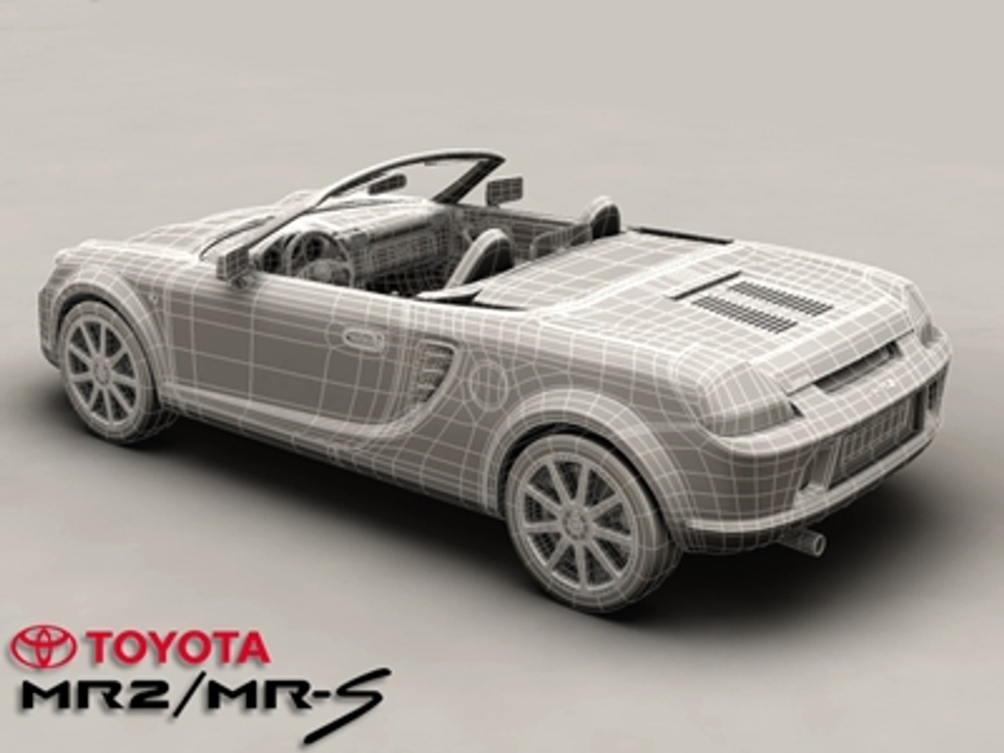 Toyota Mr2 Mrs 3d Model
