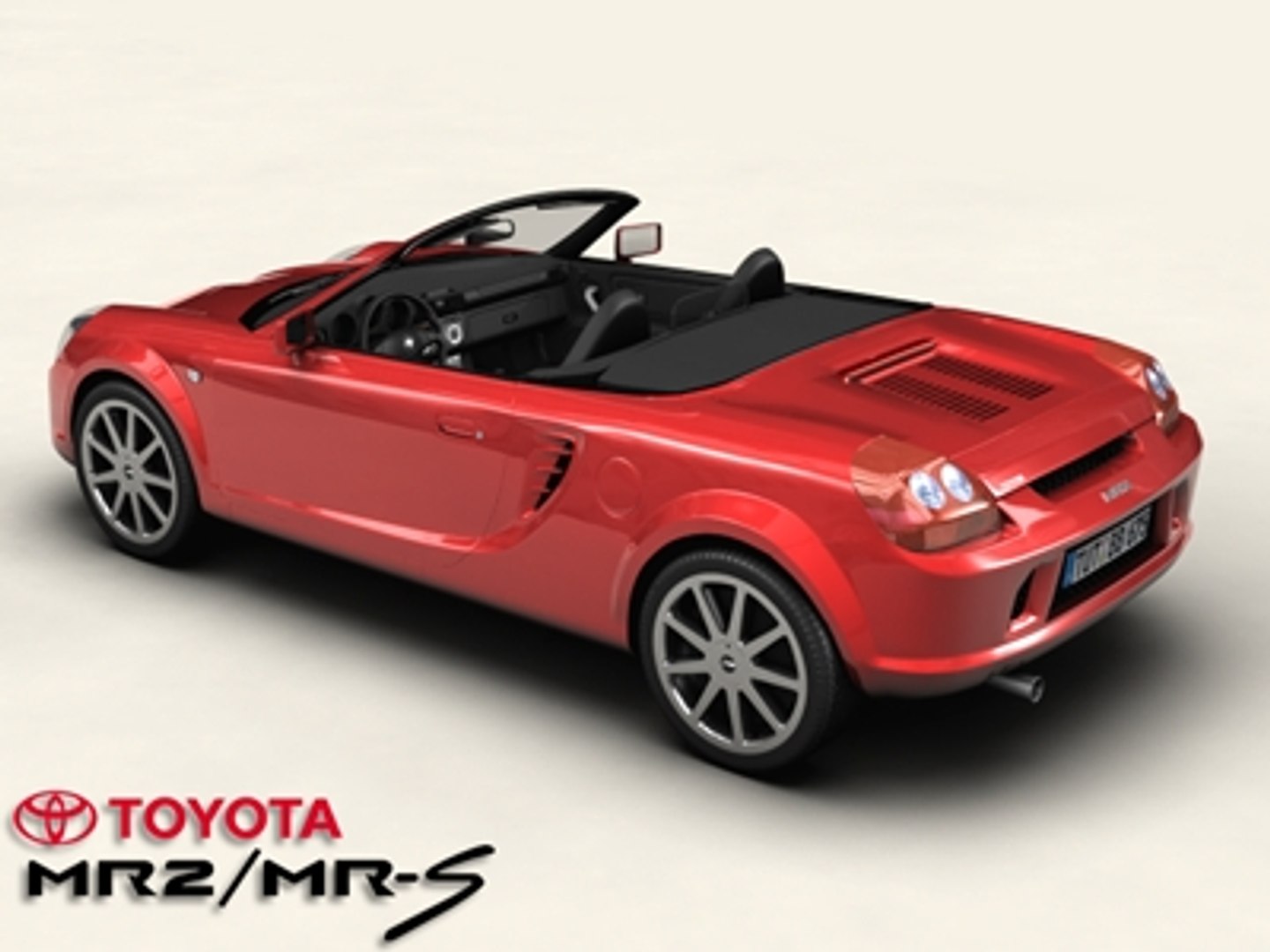 Toyota Mr2 Mrs 3d Model