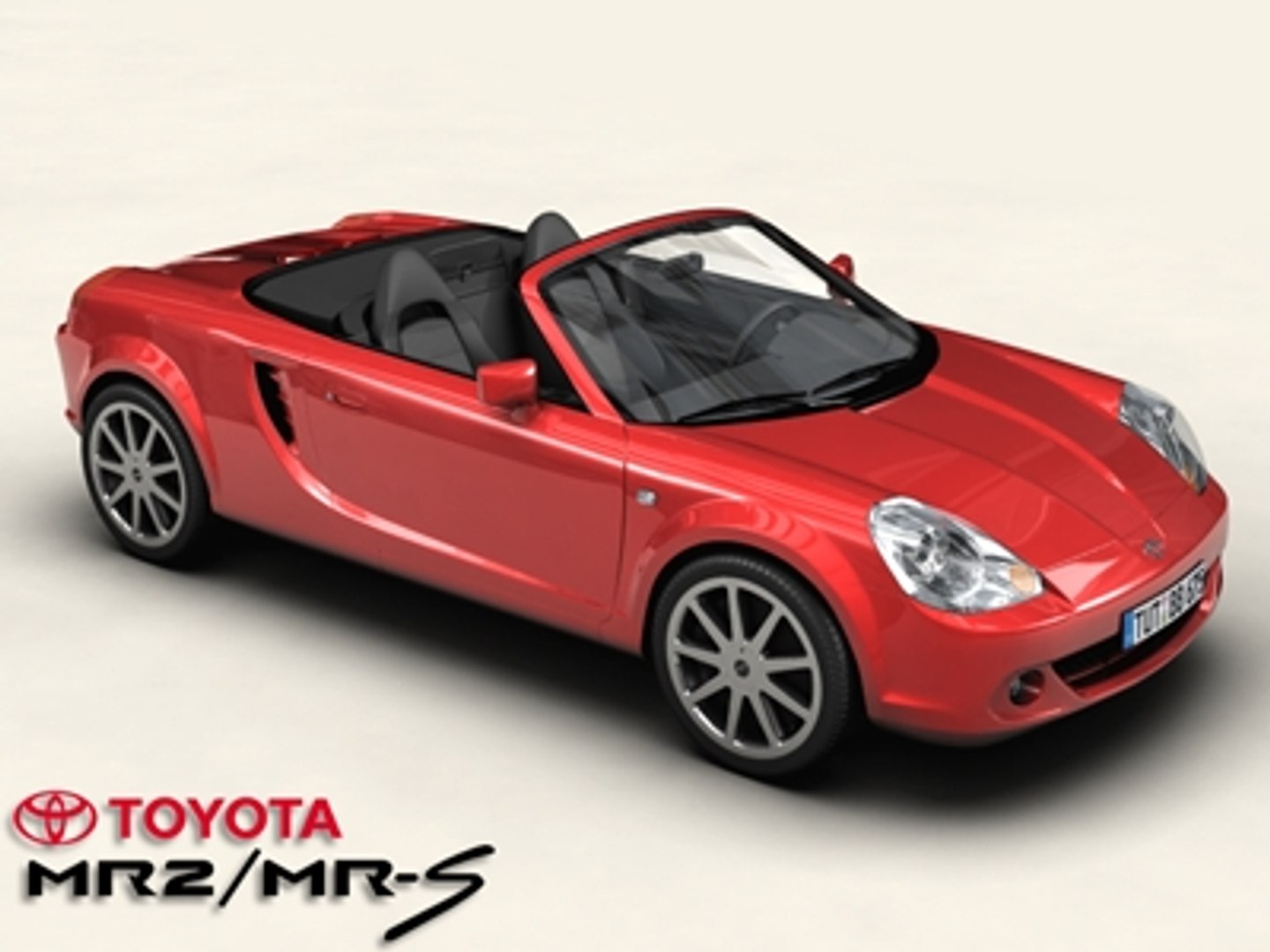Toyota Mr2 Mrs 3d Model
