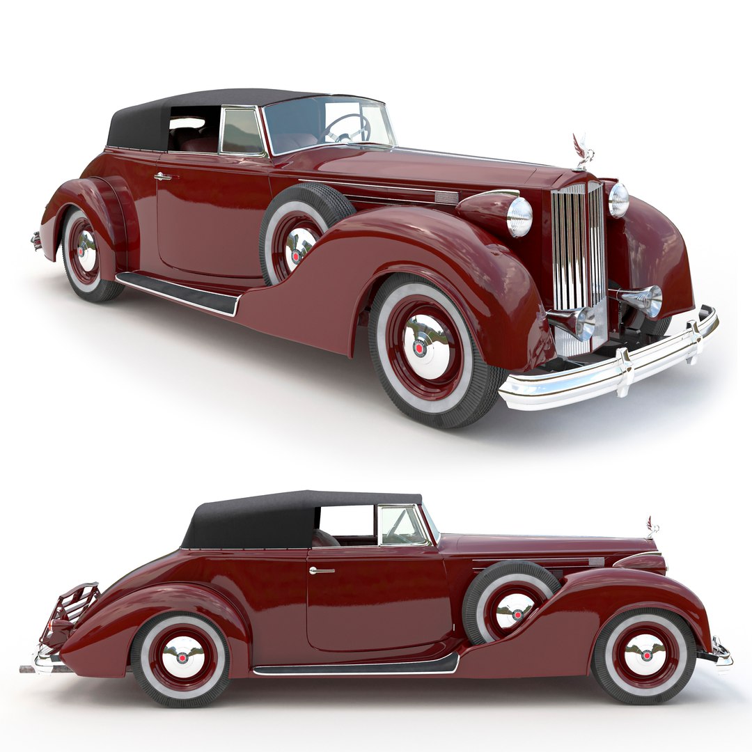 Packard Twelve Victoria 3D Model - TurboSquid 2153069