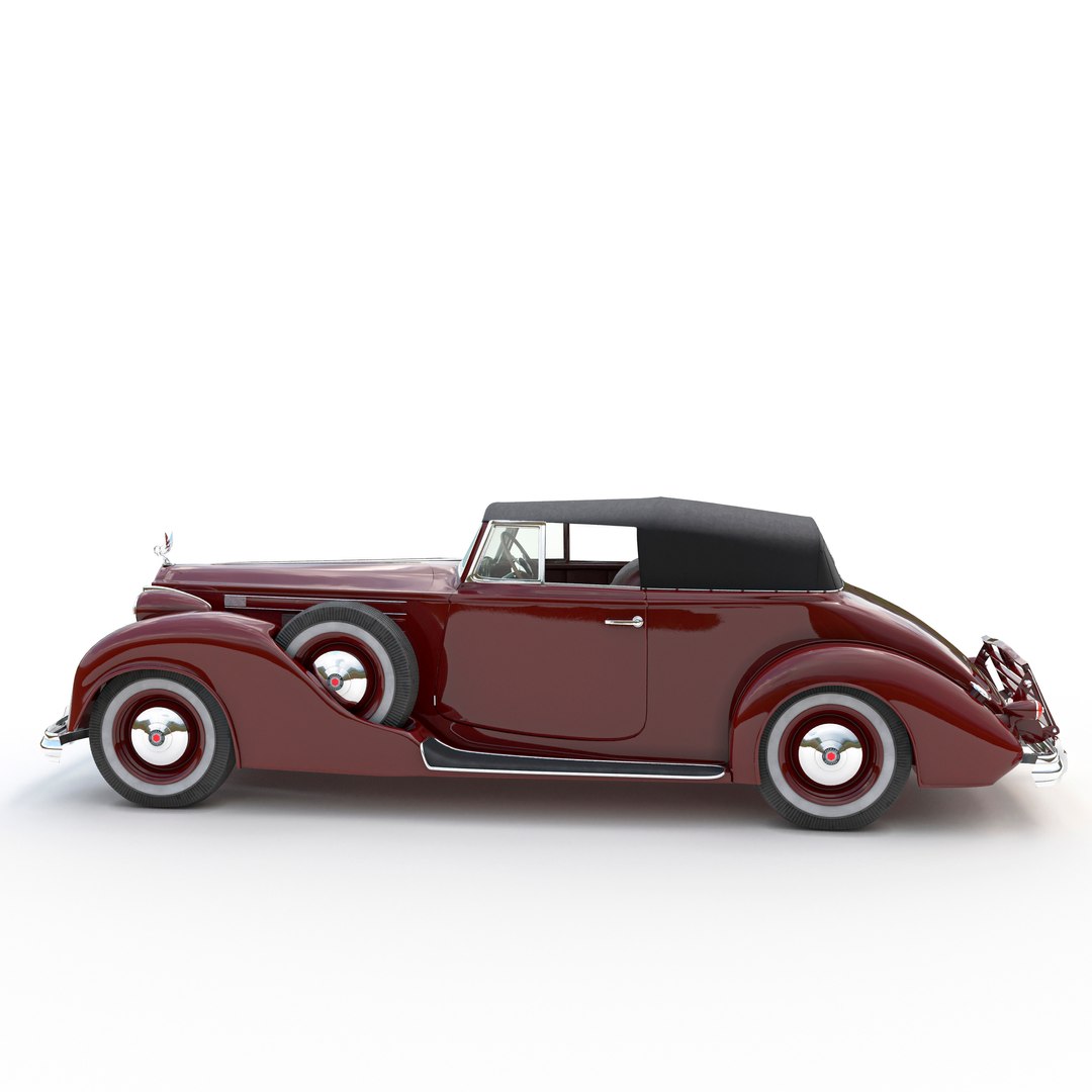Packard Twelve Victoria 3D Model - TurboSquid 2153069