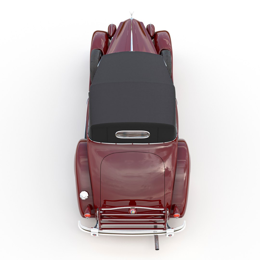 Packard Twelve Victoria 3D Model - TurboSquid 2153069