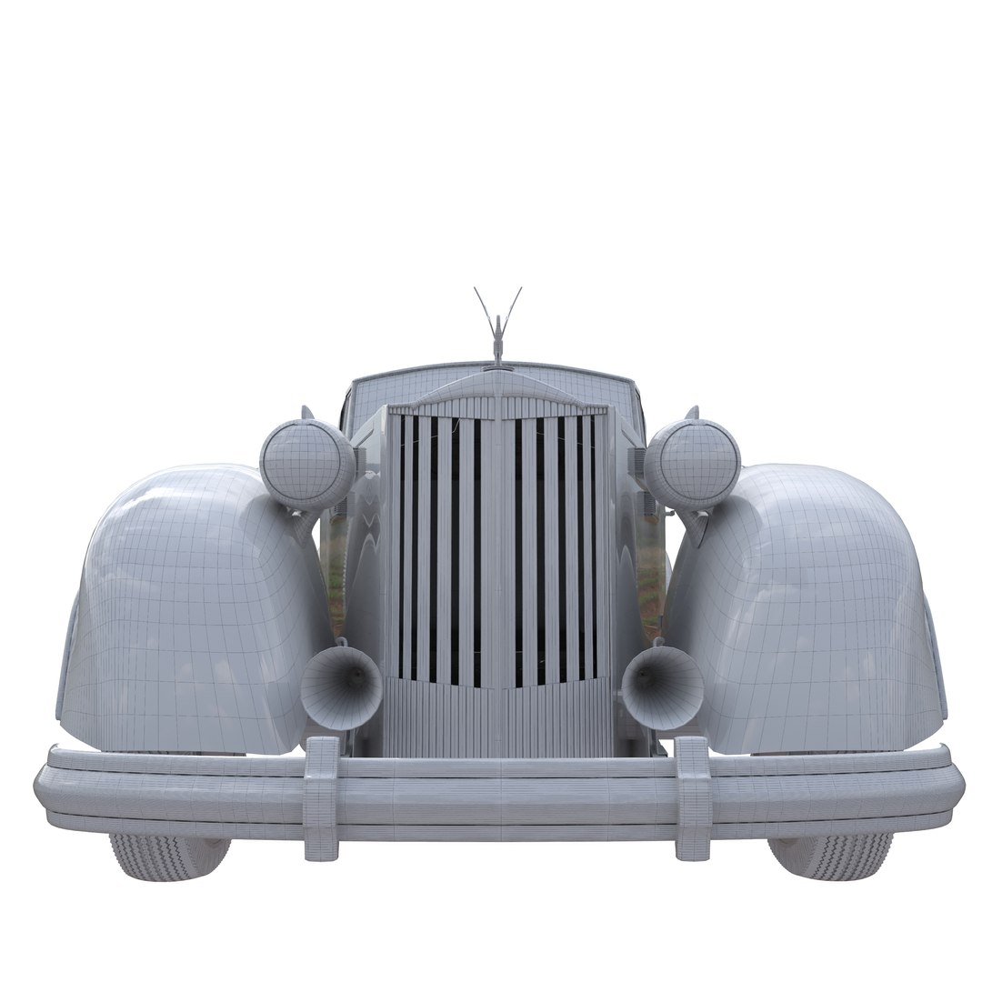 Packard Twelve Victoria 3D Model - TurboSquid 2153069