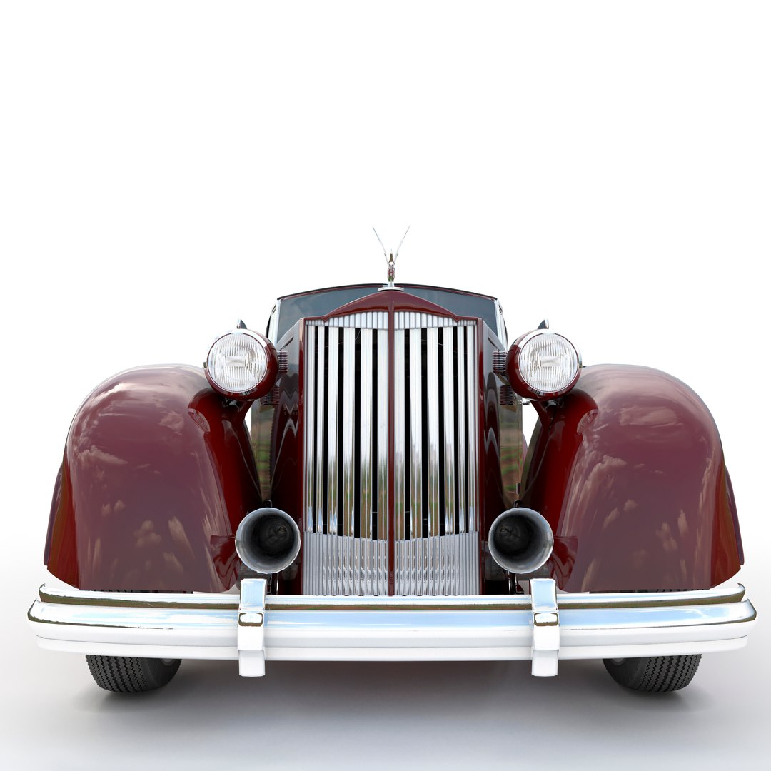 Packard Twelve Victoria 3D Model - TurboSquid 2153069