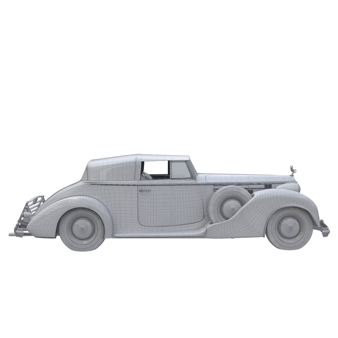 Packard Twelve Victoria 3D Model - TurboSquid 2153069