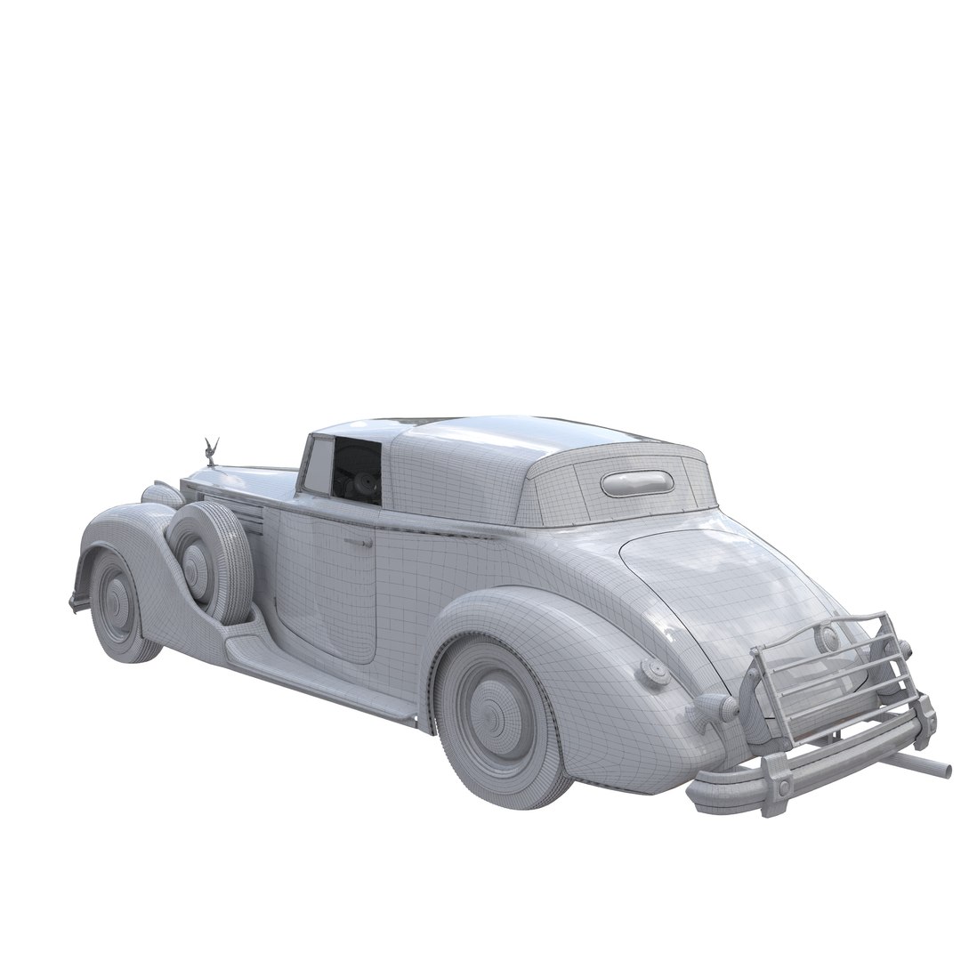 Packard Twelve Victoria 3D Model - TurboSquid 2153069