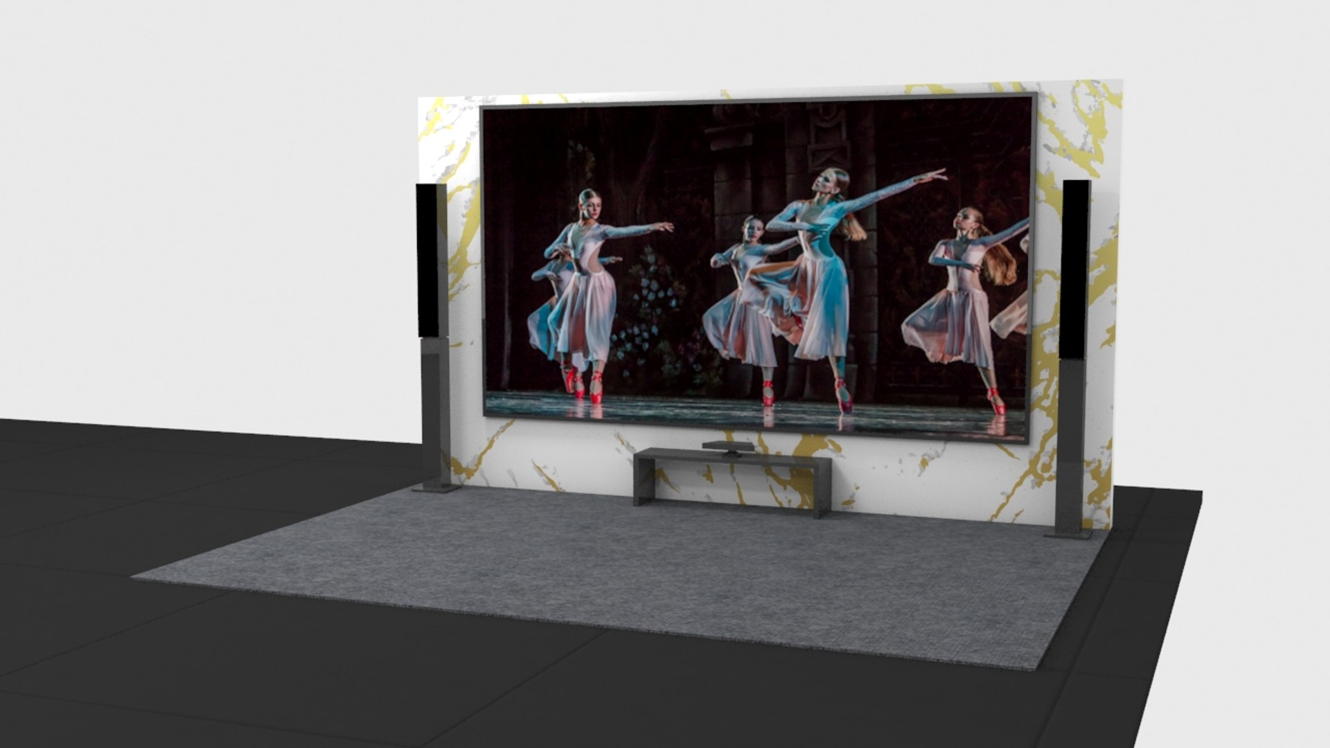 3D Traditional Art Exhibition Design - TurboSquid 1527063