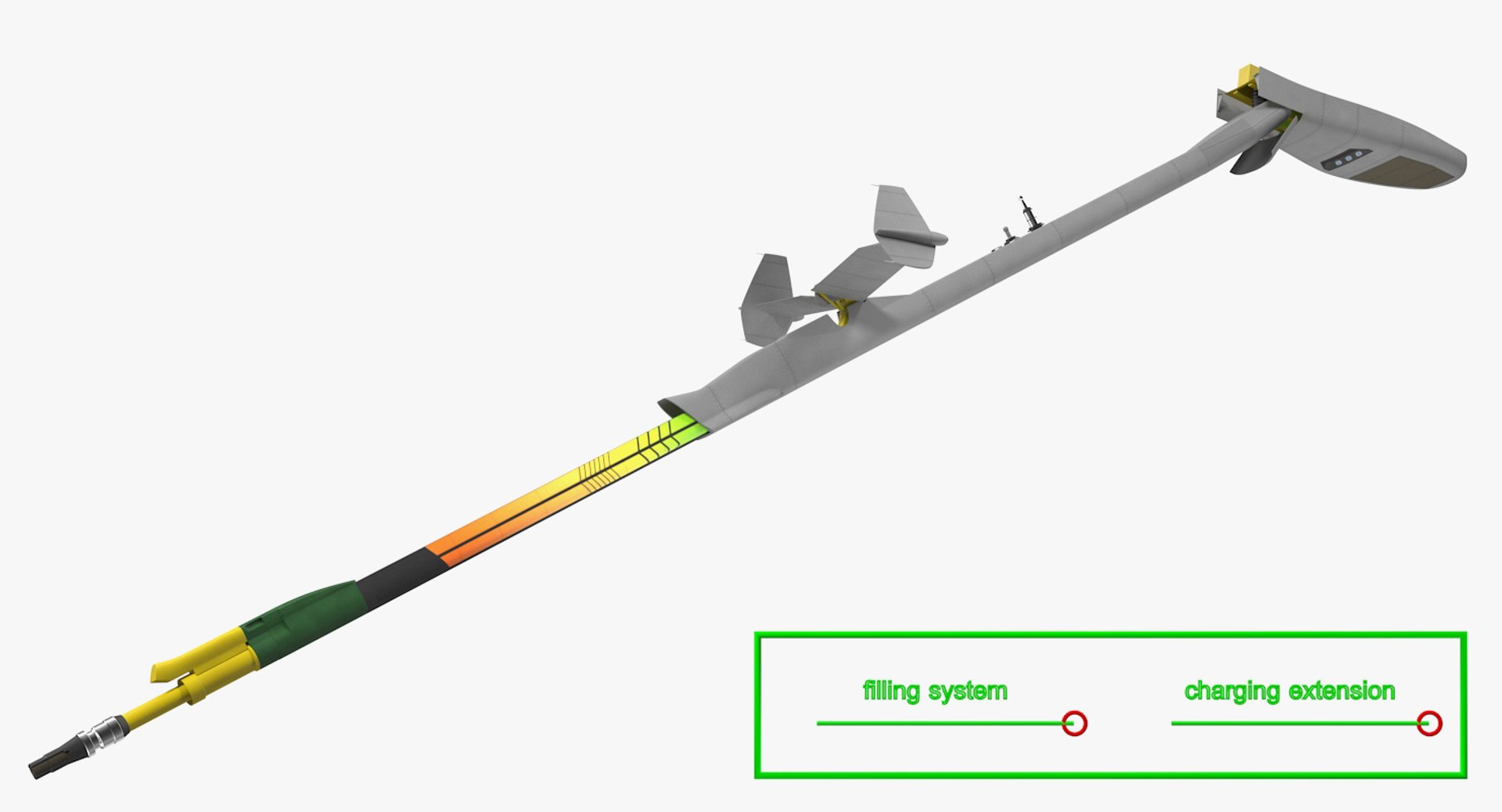 3D Refueling Boom Extended Fuel - TurboSquid 1395858