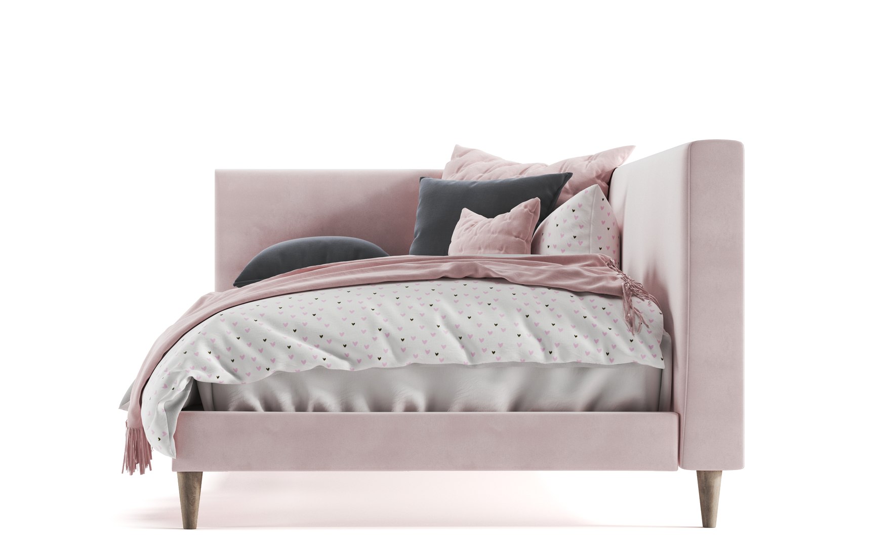 Pottery Barn Corner Timo Bed 3D Model - TurboSquid 1839476