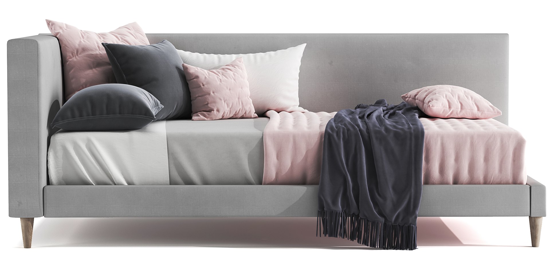 Pottery Barn Corner Timo Bed 3D Model - TurboSquid 1839476