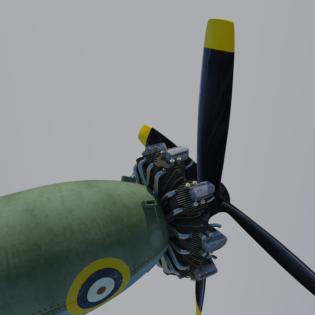 3D Motor Bristol Pegasus Radial Engine - TurboSquid 1449037