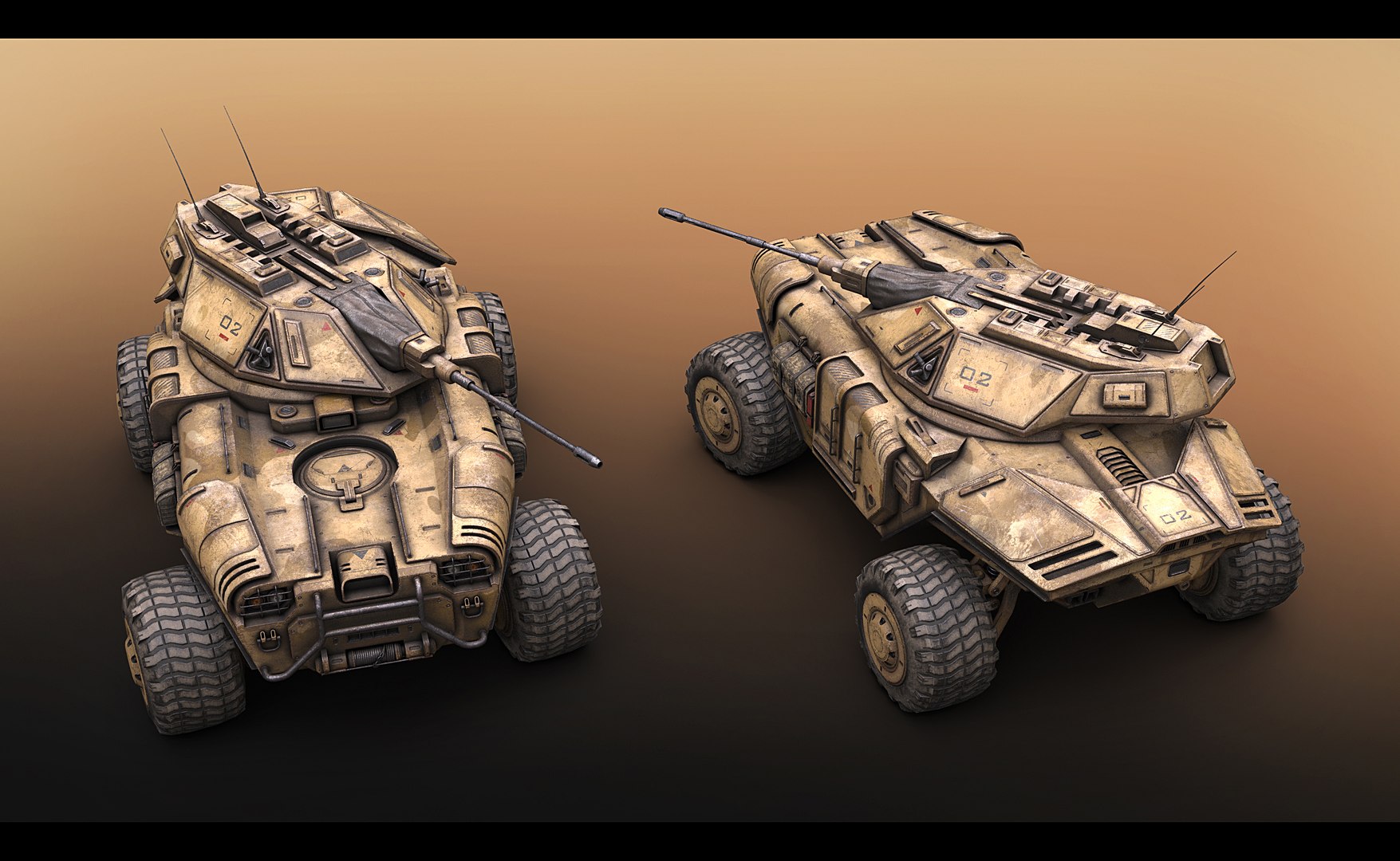 Sci fi apc 3D - TurboSquid 1389845