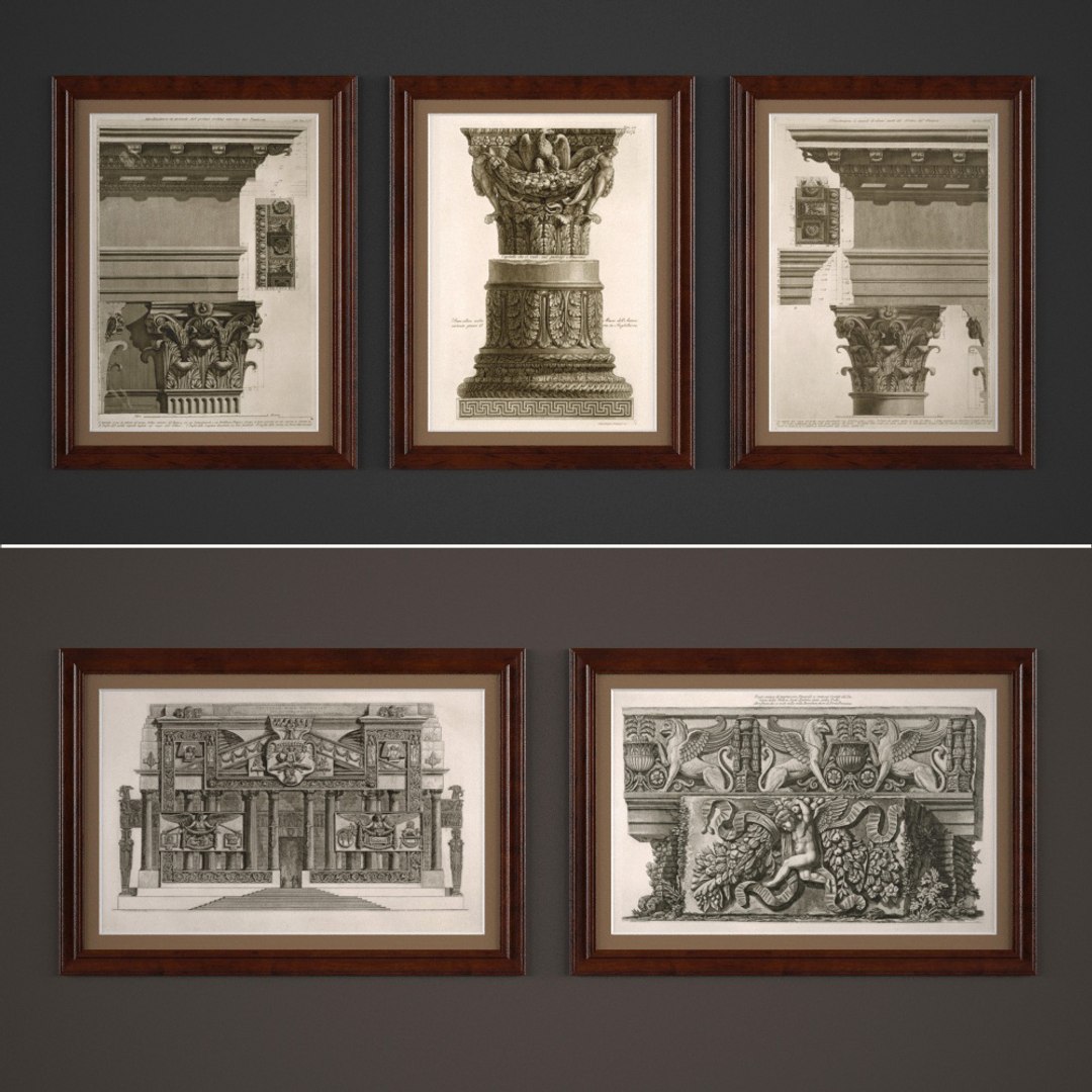 3d Paintings Classic Style Model