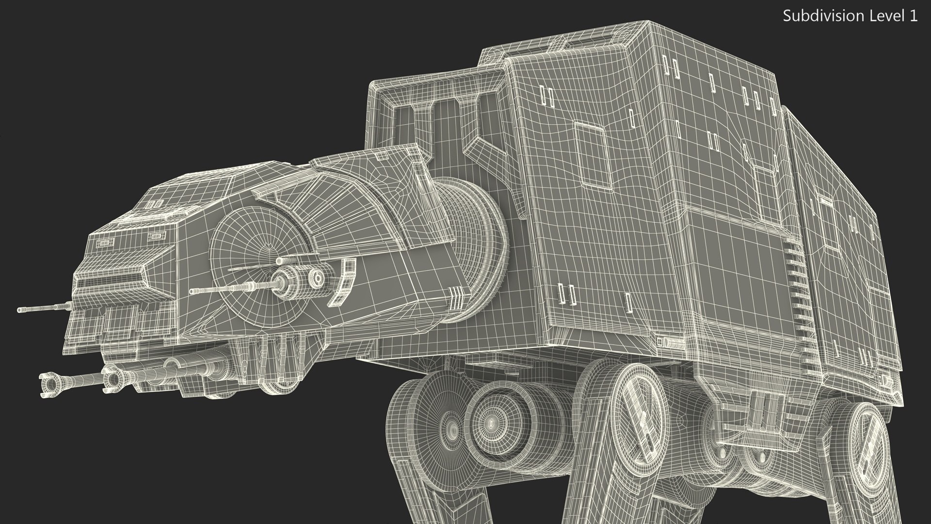 Walk AT-AT Star Wars 3D Model - TurboSquid 2108562