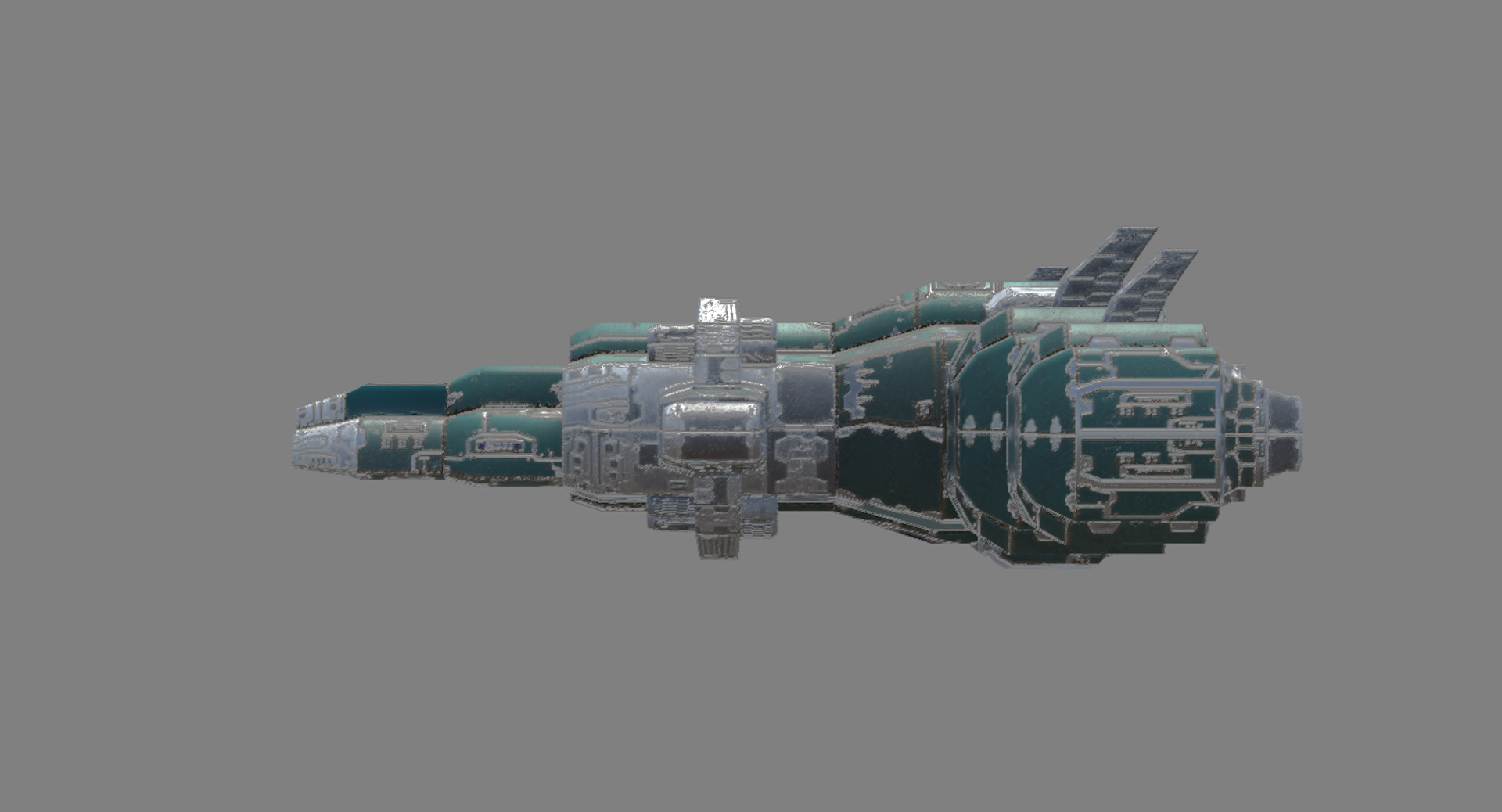 Spaceships plasma corvette model - TurboSquid 1442325