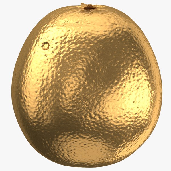 Grapefruit 06 gold 3D model - TurboSquid 1496300