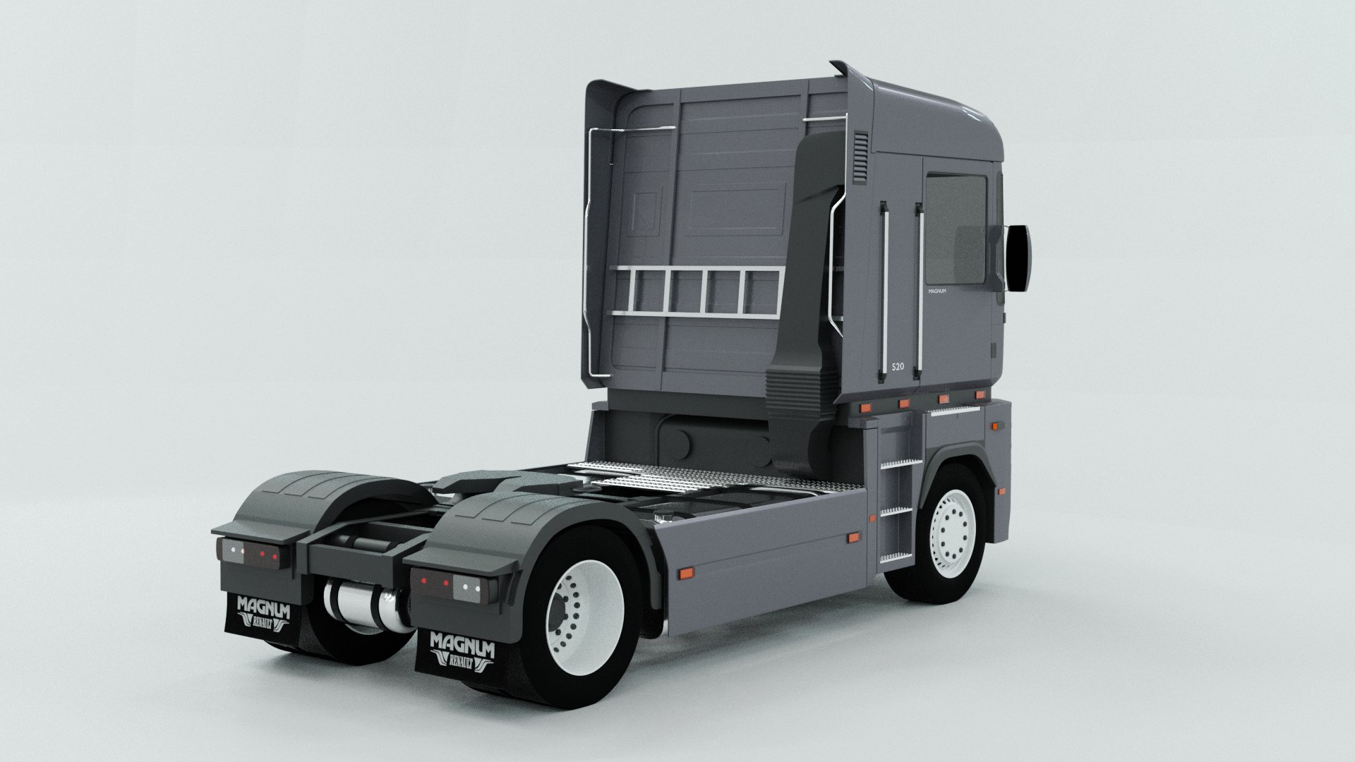 3D Model TRUCK Renault MAGNUM 520 Grain-trailerFOR SUBDIV - TurboSquid ...