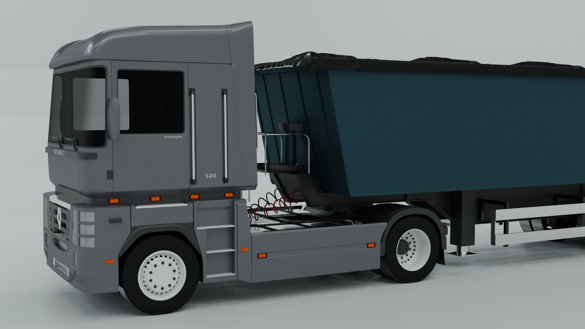 3D Model TRUCK Renault MAGNUM 520 Grain-trailerFOR SUBDIV - TurboSquid ...