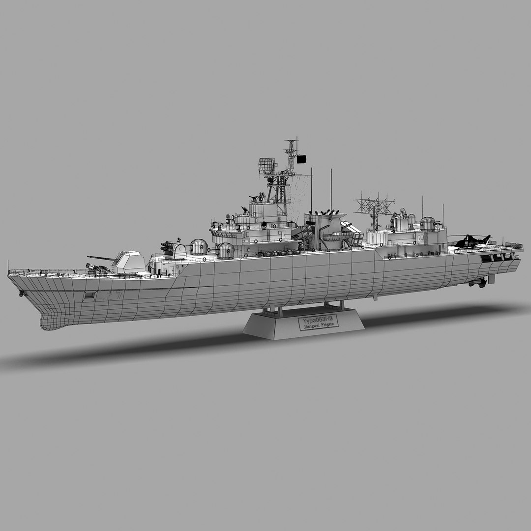 Type 053h3 Jiangwei Frigate 3D Model | 1143666 | TurboSquid