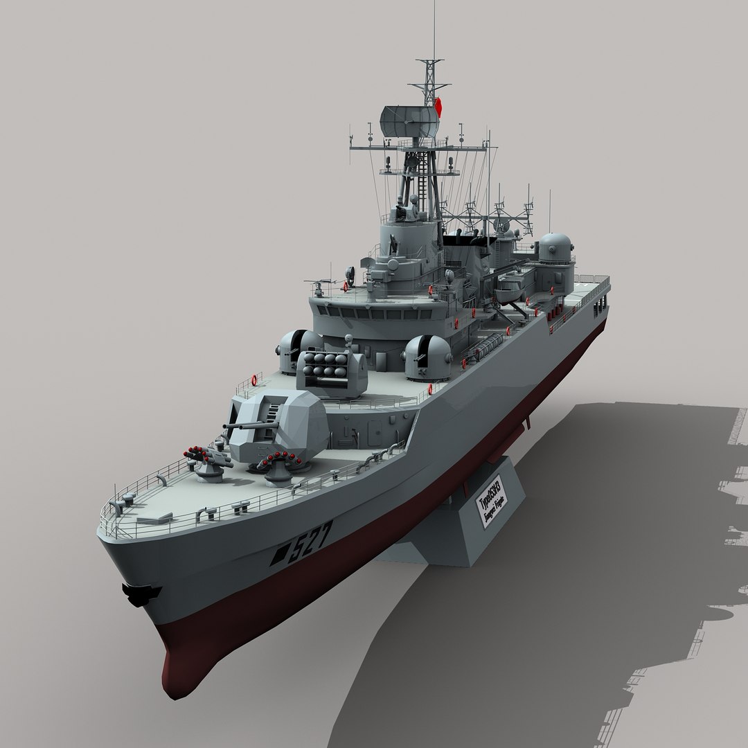 Type 053h3 Jiangwei Frigate 3D Model | 1143666 | TurboSquid