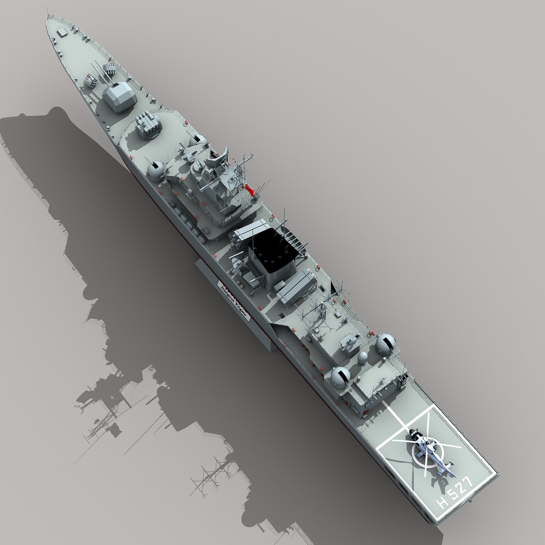 Type 053h3 Jiangwei Frigate 3D Model | 1143666 | TurboSquid