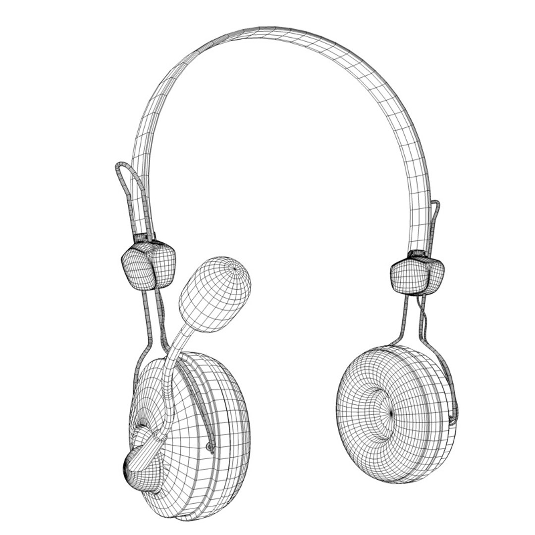 Headset 3d Dxf