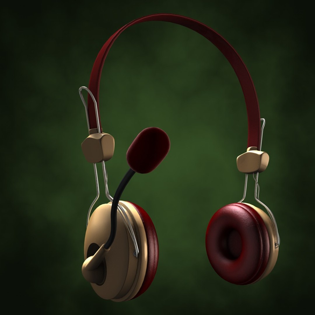 Headset 3d Dxf