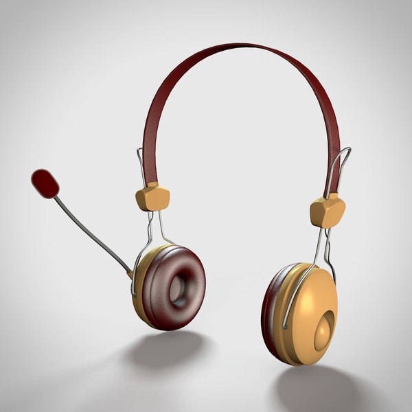 headset 3d dxf
