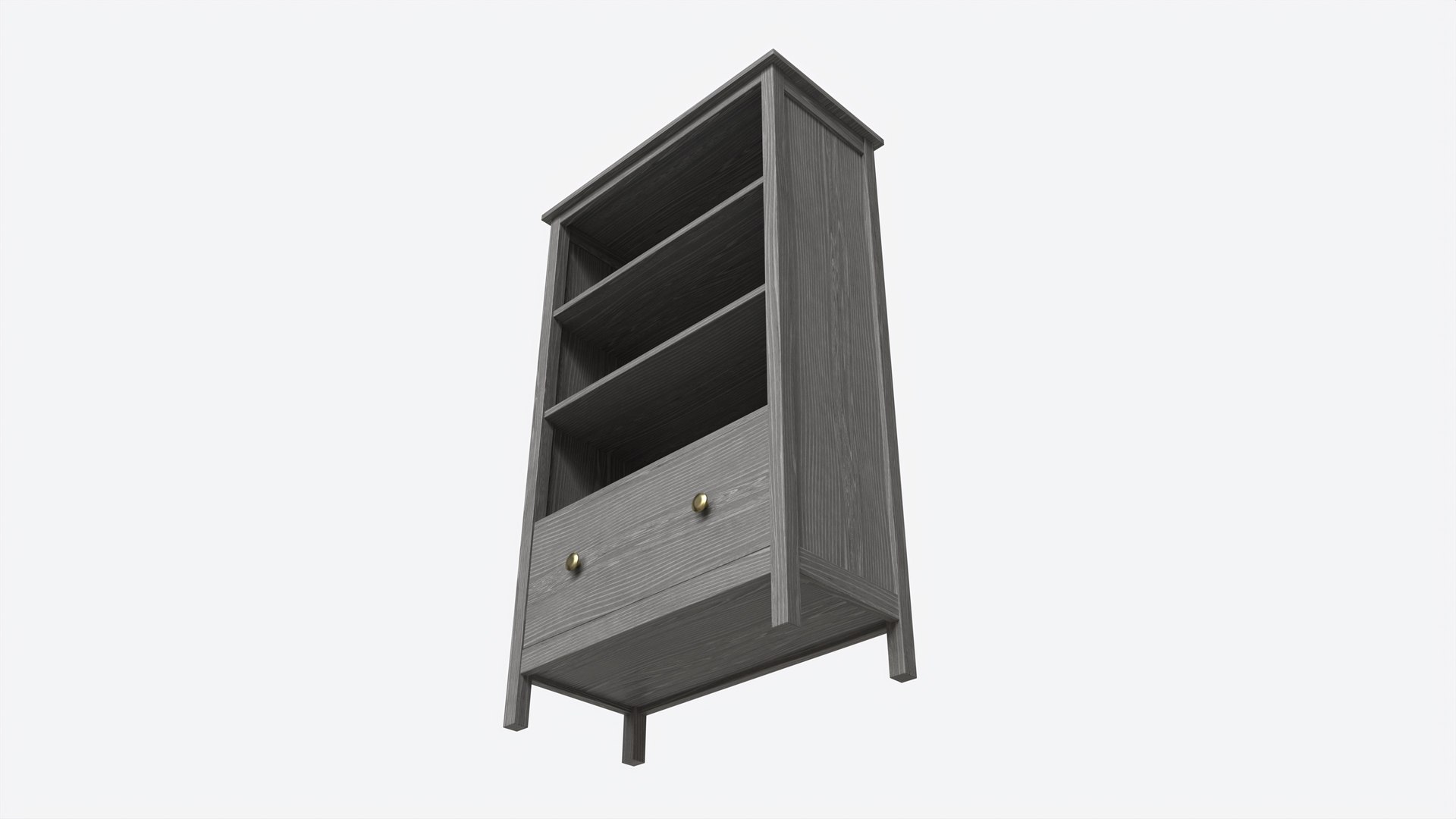 Pottery Barn Kendall Bookcase Tall 3D Model - TurboSquid 2118968
