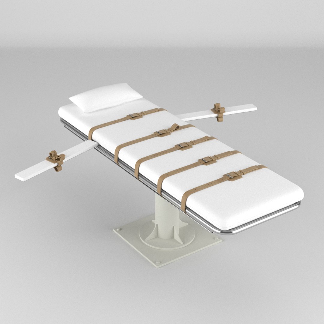3d Lethal Injection Bed Model