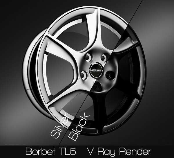 modelo 3d Borbet TL5 - TurboSquid 1381615