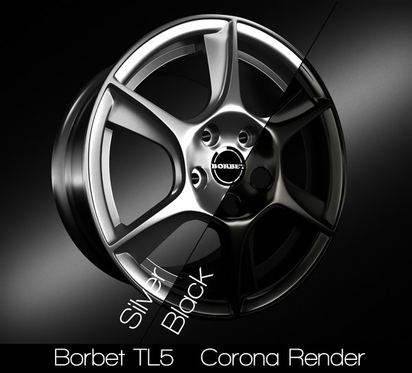3D borbet tl5 rim - TurboSquid 1381615