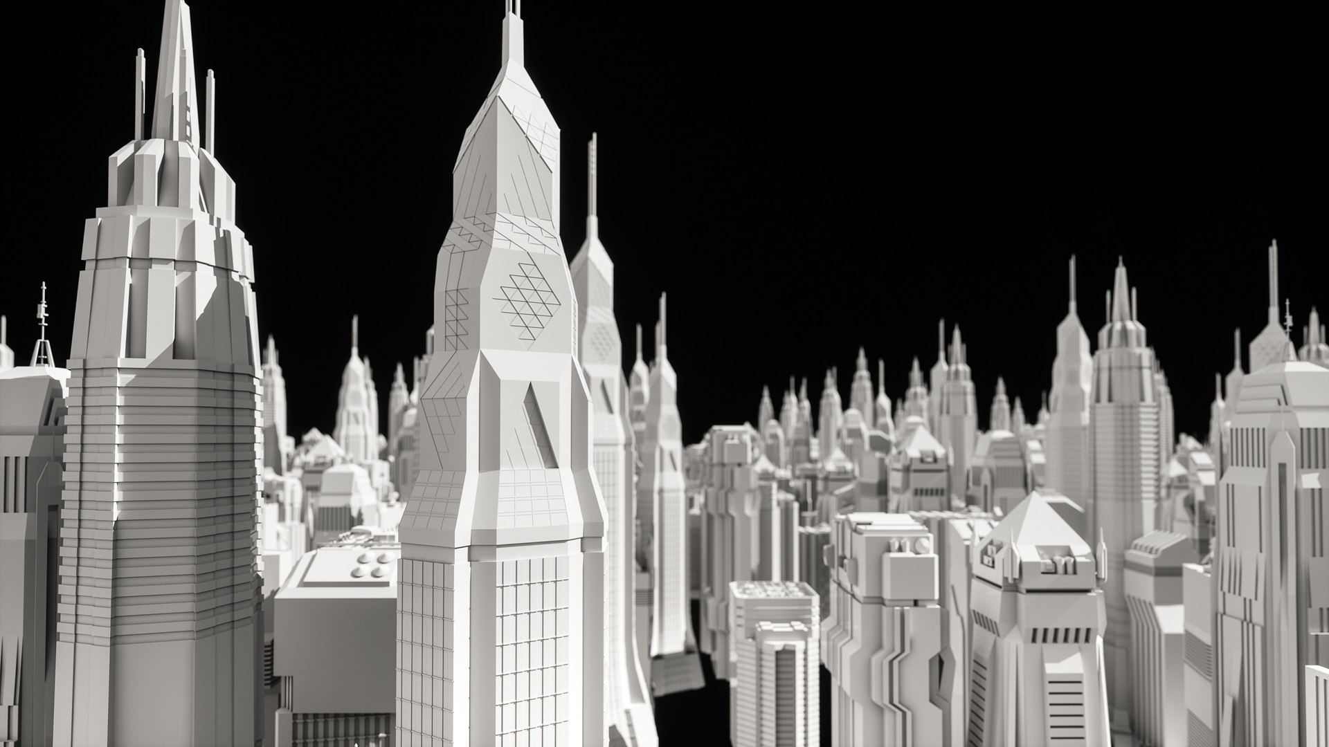 Buildings Tower Polys 3D Model - TurboSquid 1493397