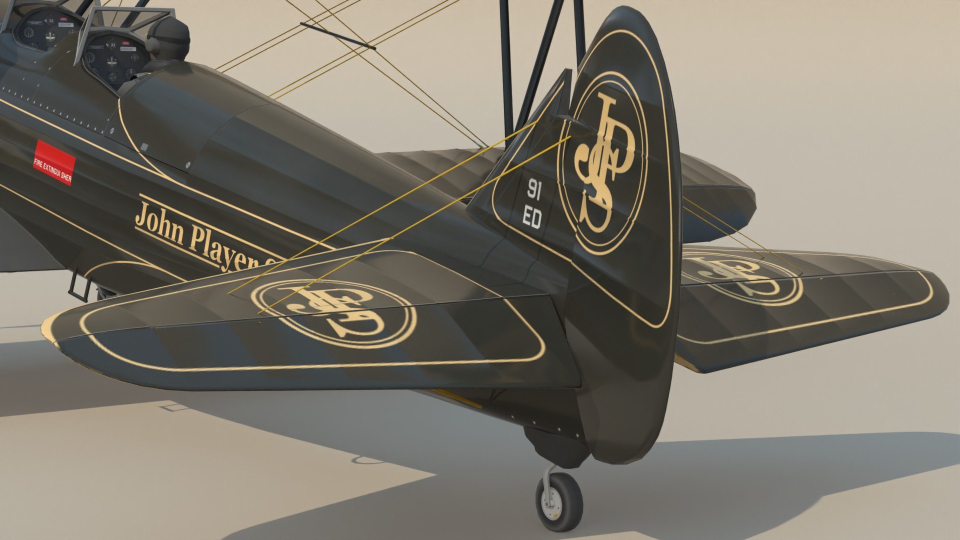 3D Vintage Livery PT17 Stearman SC - TurboSquid 2283376