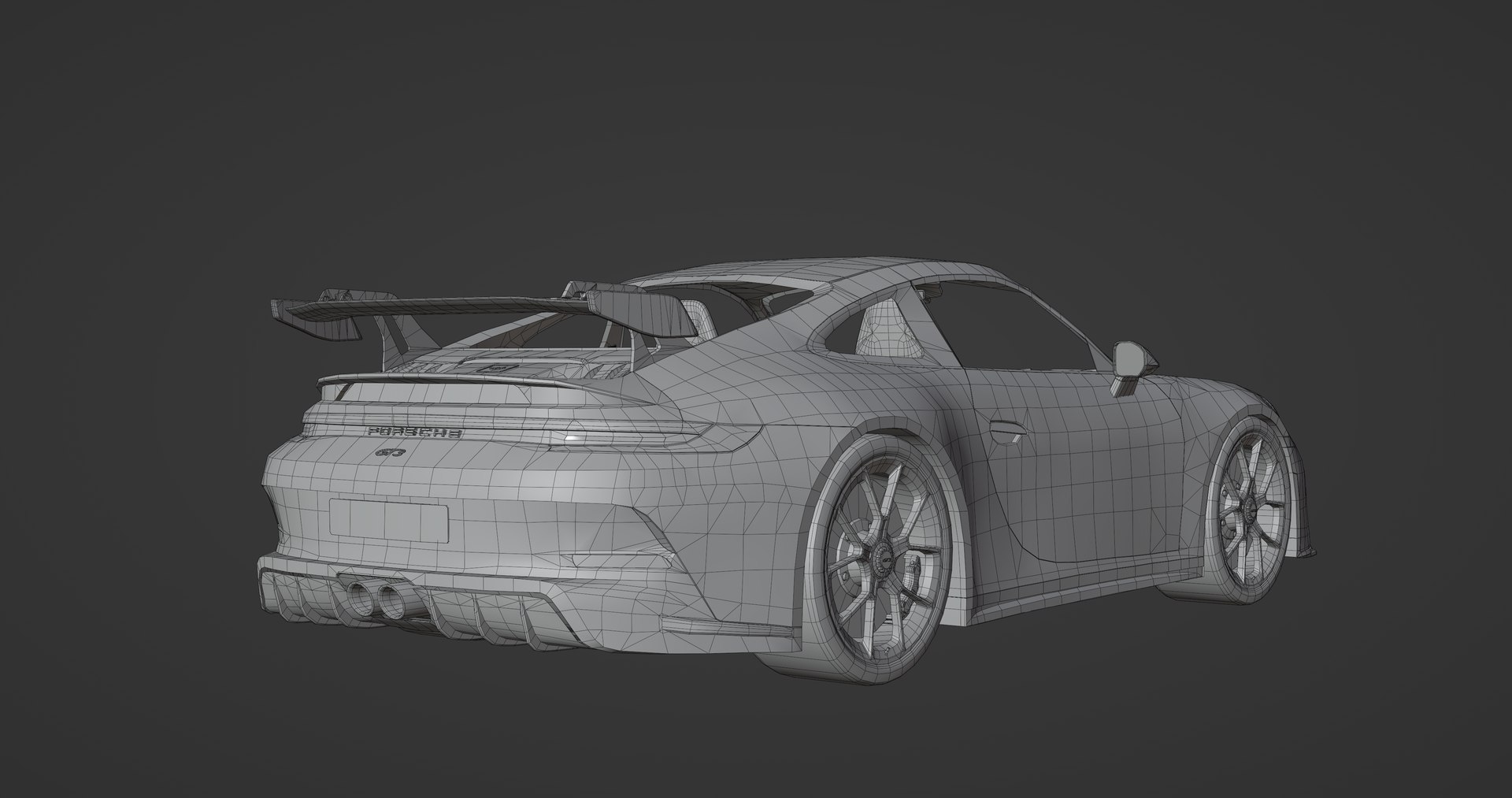 Porsche 911 GT3 3D Model - TurboSquid 2113518