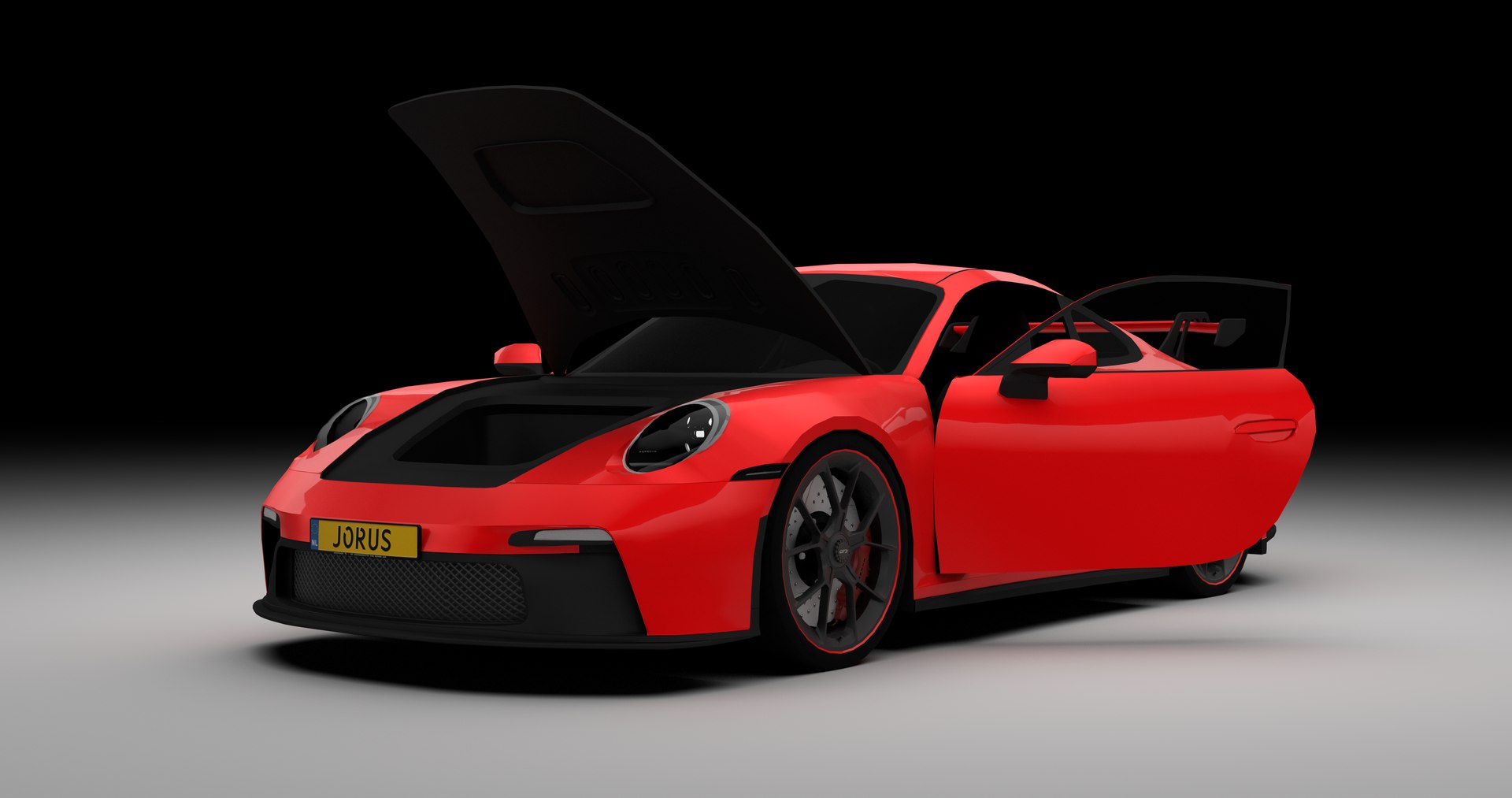 Porsche 911 GT3 3D Model - TurboSquid 2113518