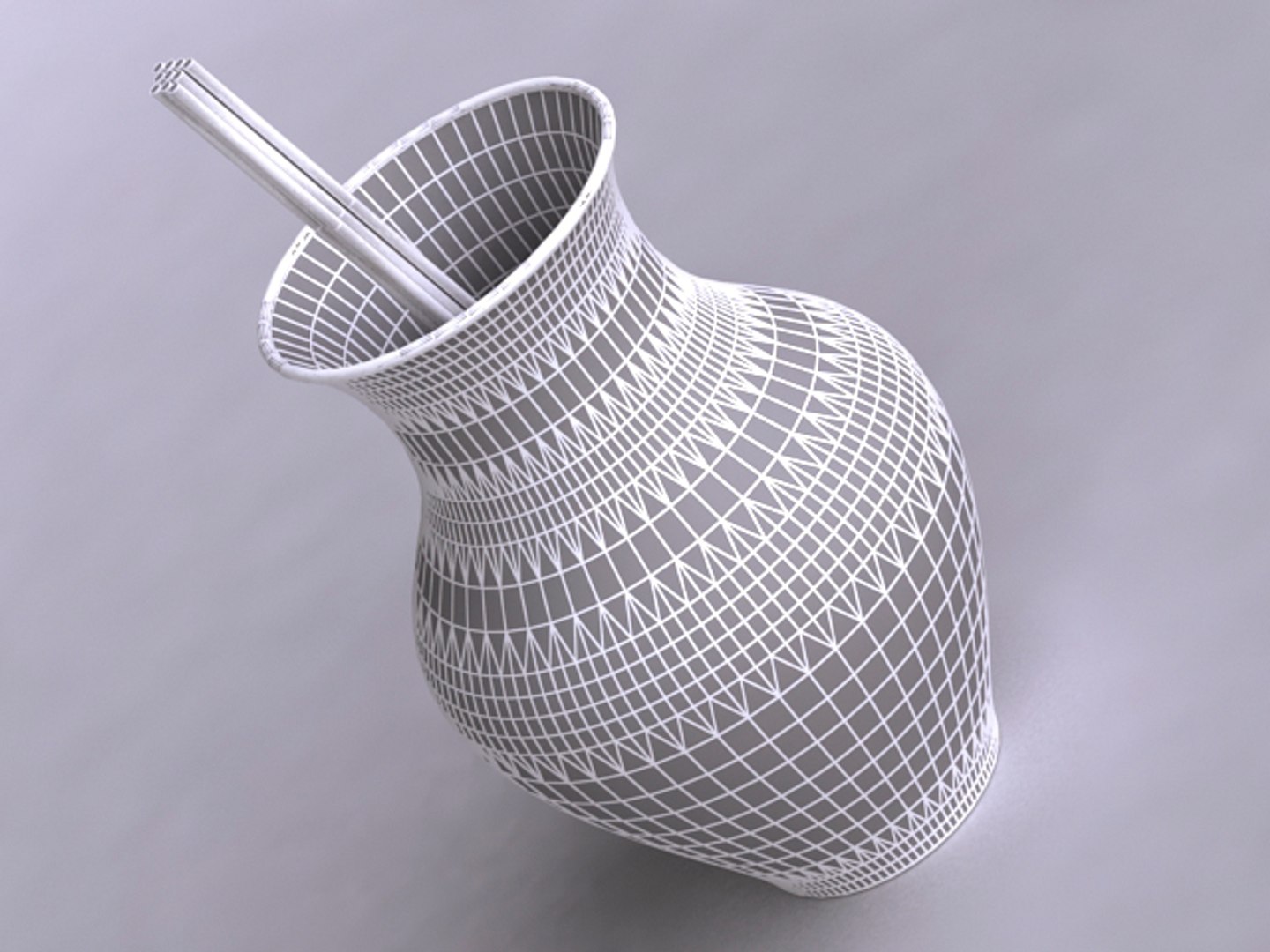 3d model essence oil aroma vase