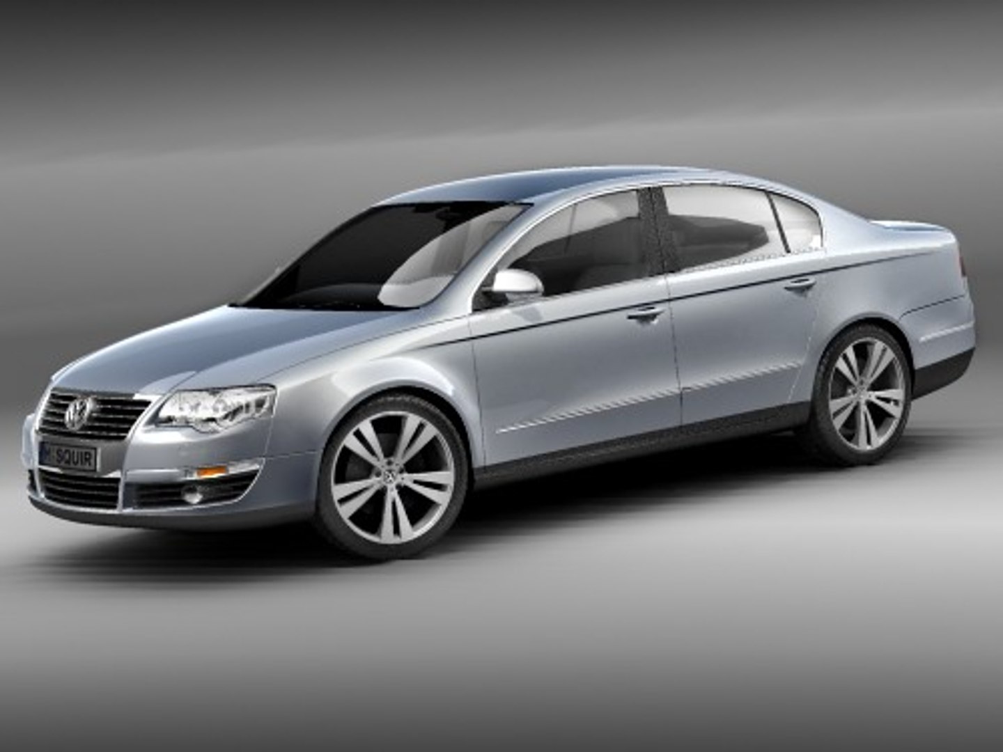 volkswagen passat sedan 3d model