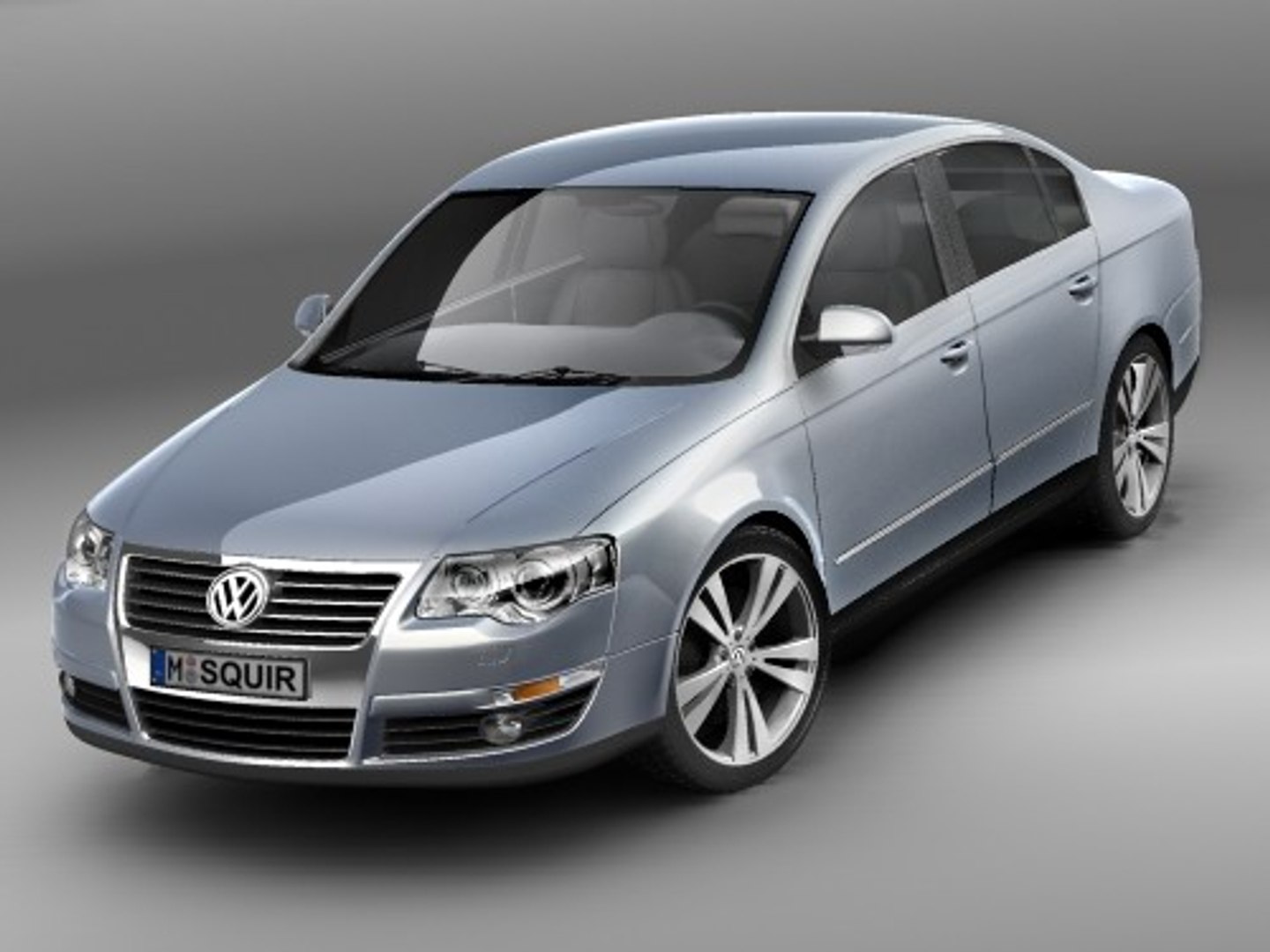 volkswagen passat sedan 3d model