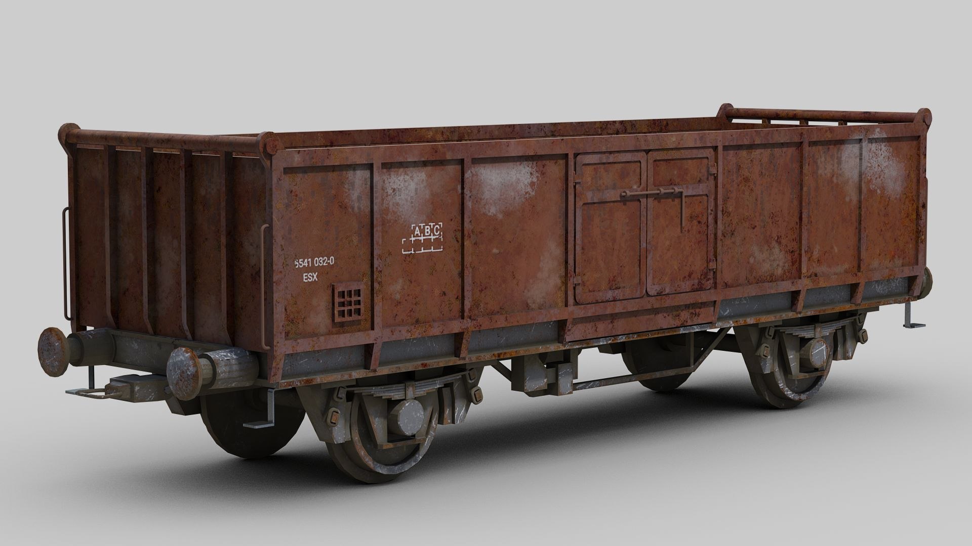 3D Railroad Freight Cars Collection - TurboSquid 1862296