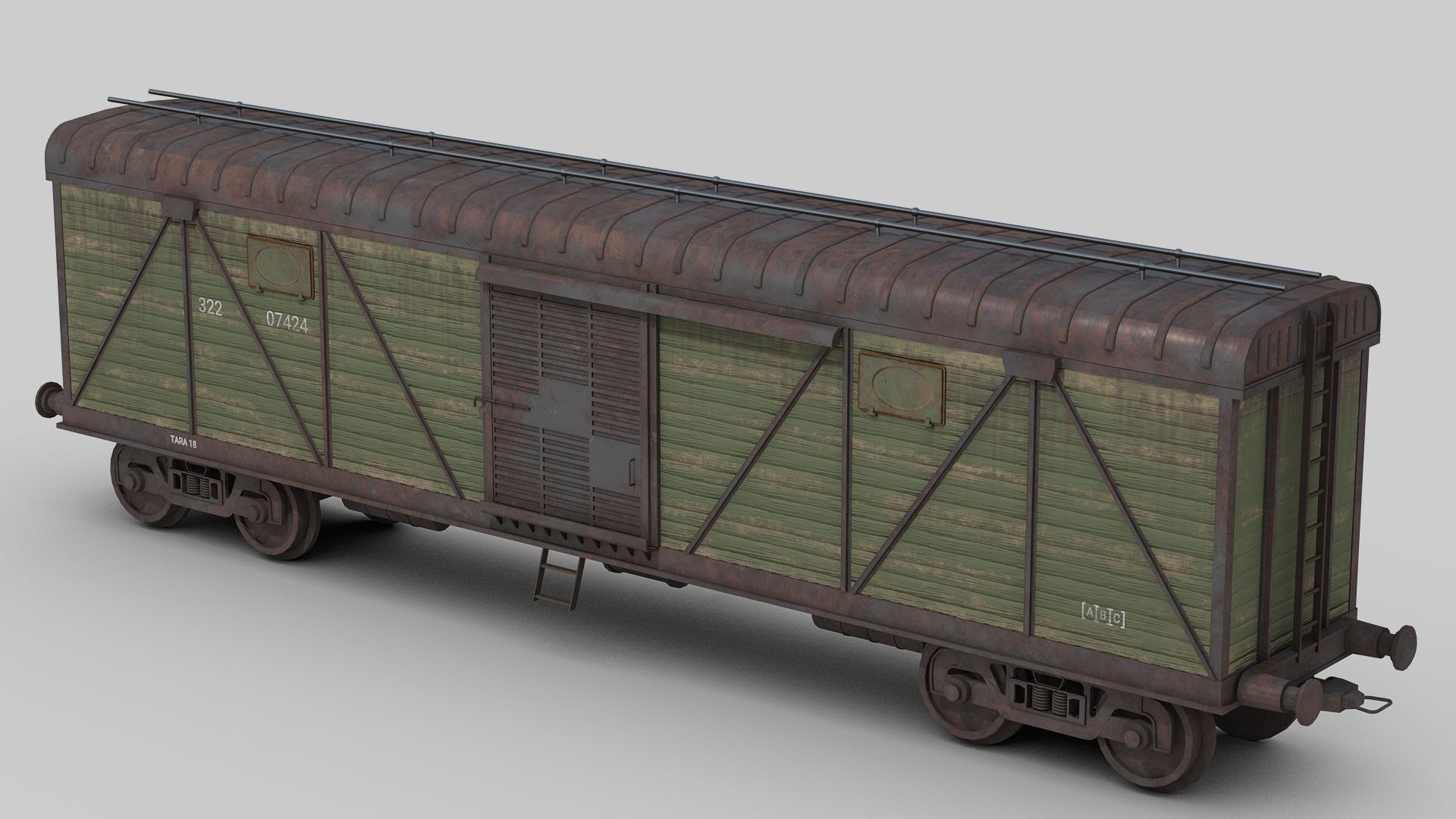 3D Railroad Freight Cars Collection - TurboSquid 1862296