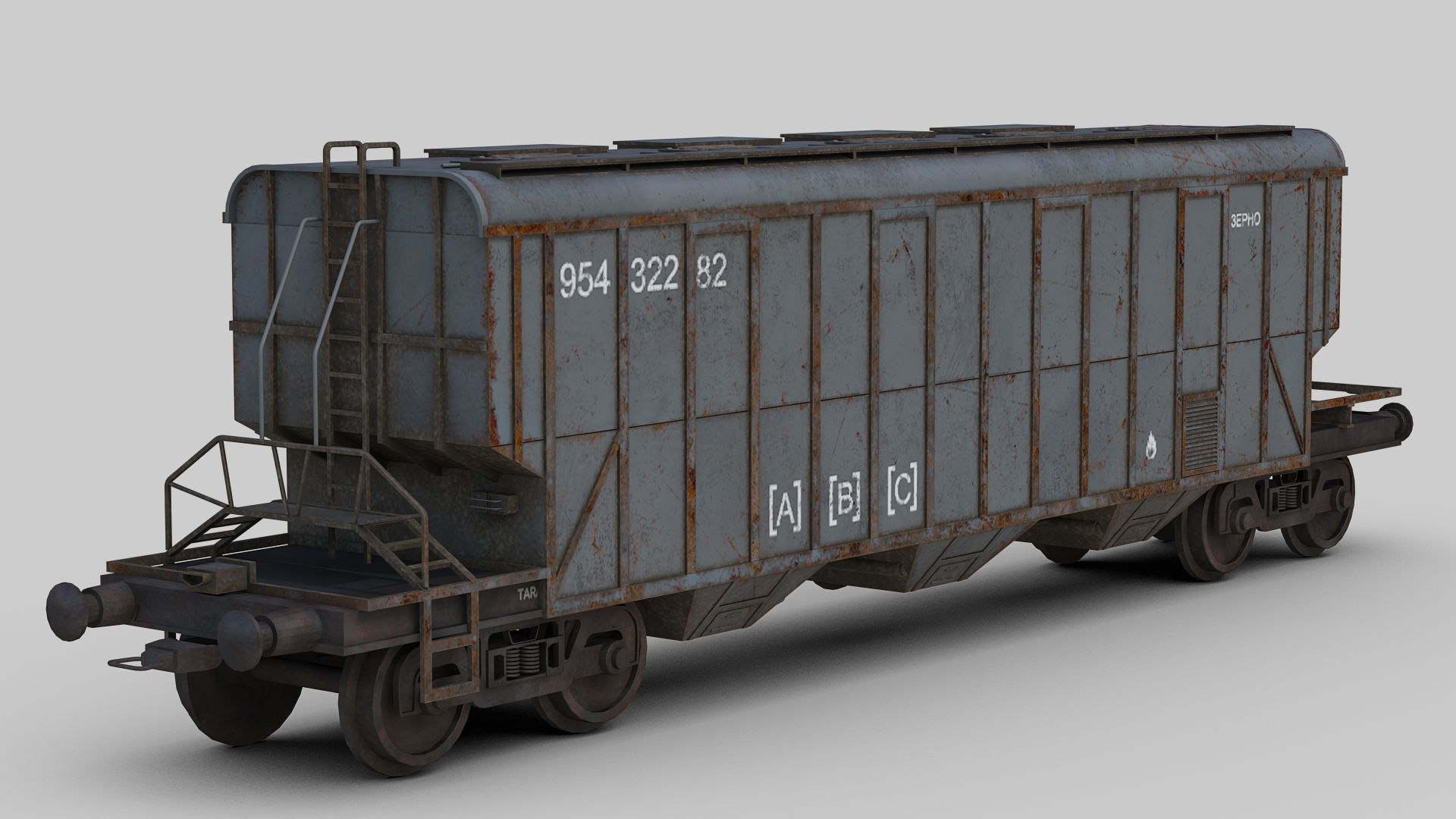 3D Railroad Freight Cars Collection - TurboSquid 1862296